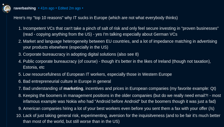 Voina Blog (a tech warrior's blog) Gold Reddit Comments: Top 10 reasons ...